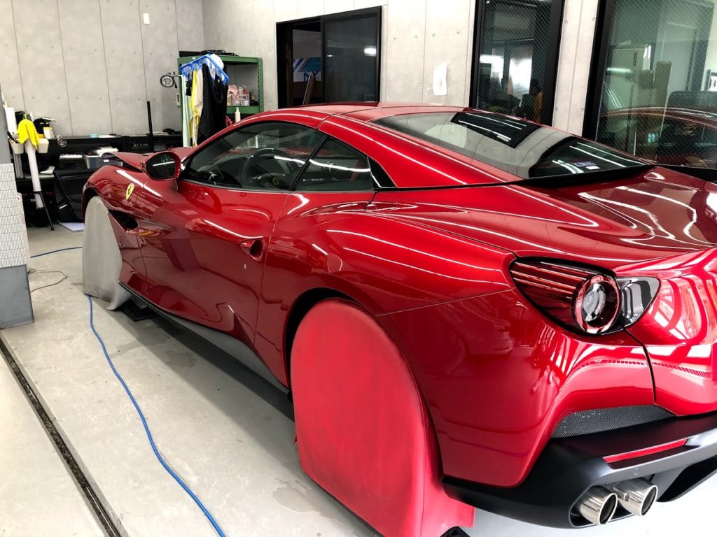 フェラーリ ポルトフィーノ｜P-Factory｜プロテクションフィルム施工店（透明のラッピング）東京・神奈川など陸送も対応｜FlexiShield｜愛川町